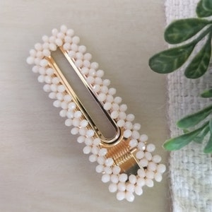 Crystal Beaded Hair Clips, Gold Color Hair Clip, Hair Accessories, Hair ...