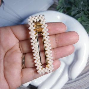 Crystal Beaded Hair Clips, Gold Color Hair Clip, Hair Accessories, Hair ...