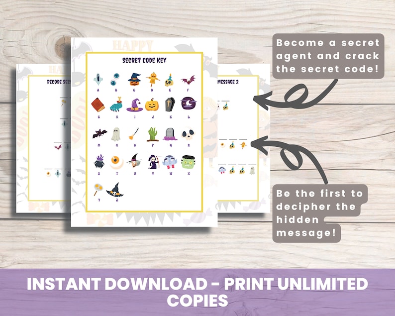 Halloween Party Kit Printable, Halloween Activity Pages, Kids Halloween ...