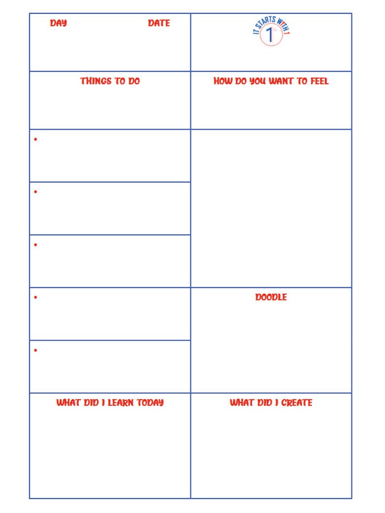 Daily Learning Log and Journal - Etsy