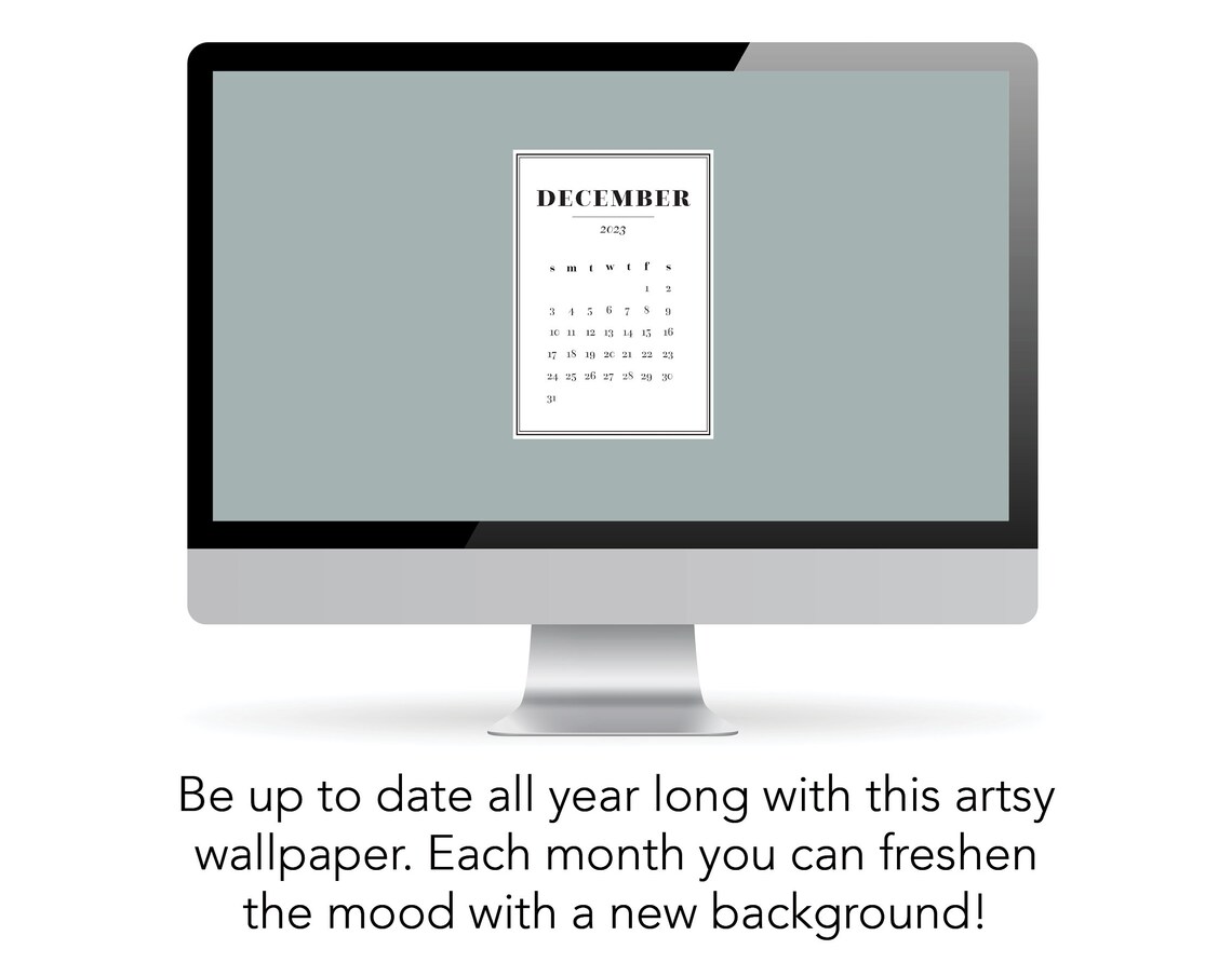 2023 DIGITAL CALENDAR WALLPAPER | Laptop Background, Desktop Background ...