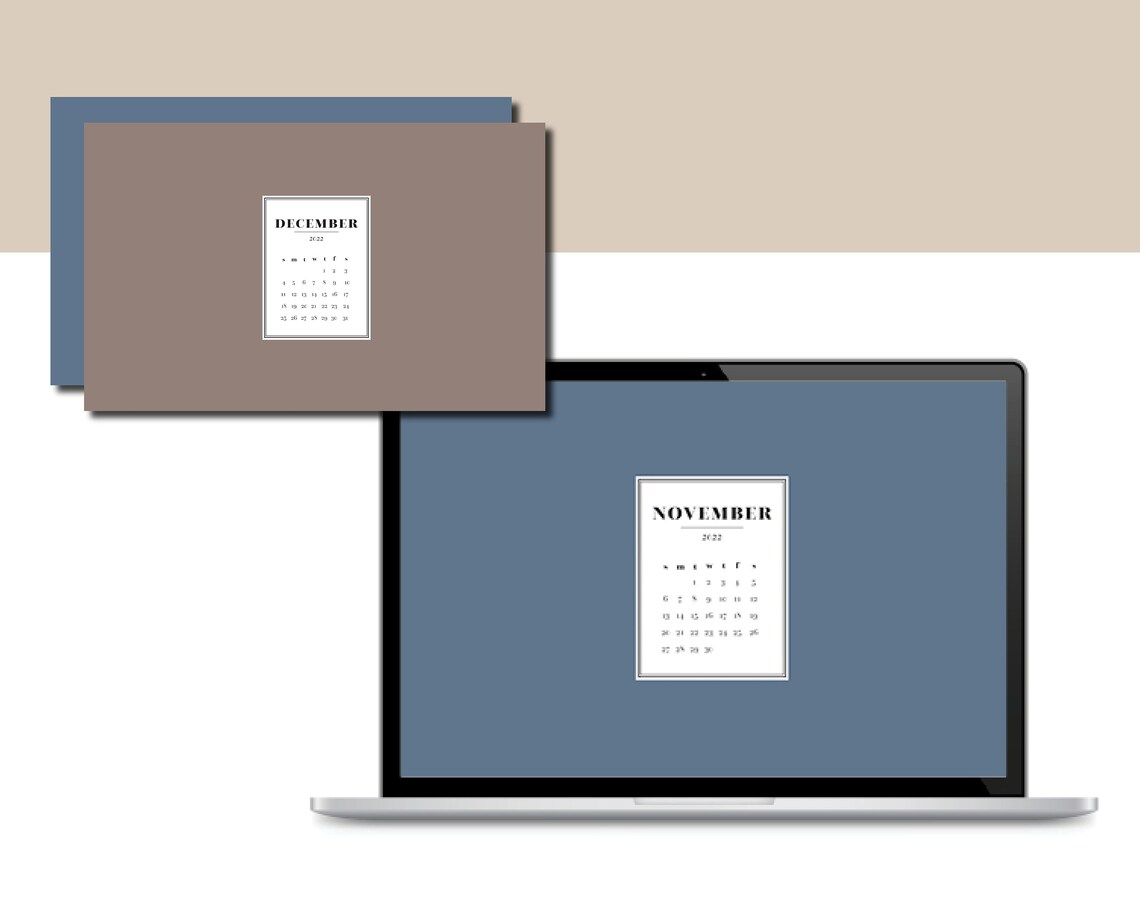 2023 DIGITAL CALENDAR WALLPAPER | Laptop Background, Desktop Background ...