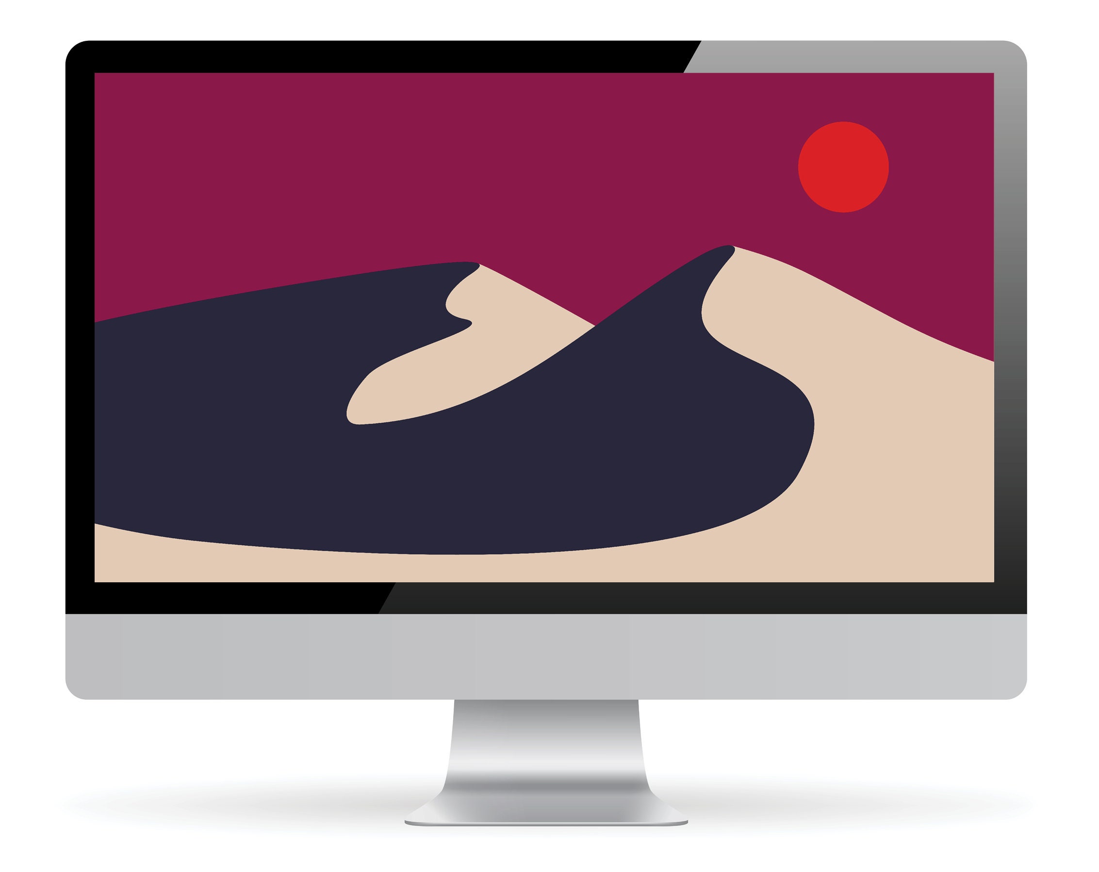 DESERT DIGITAL WALLPAPER | Laptop, Desktop Background | Digital ...