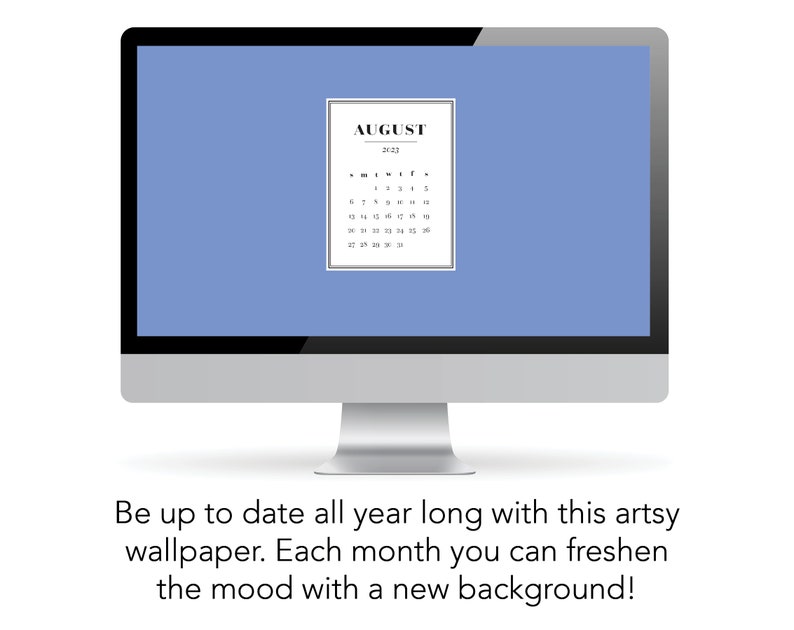 2023 CALENDAR, DIGITAL WALLPAPER | Laptop, Desktop Background | Digital ...