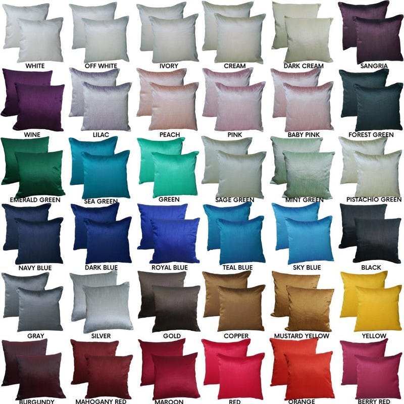 Dupioni Silk Pillow Sham - Etsy