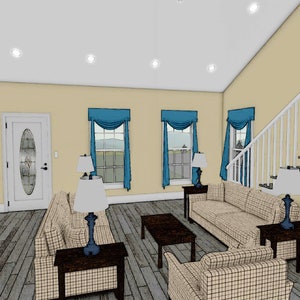 3 Bedroom Traditional Cape Cod Style House Plans, Two Story ...