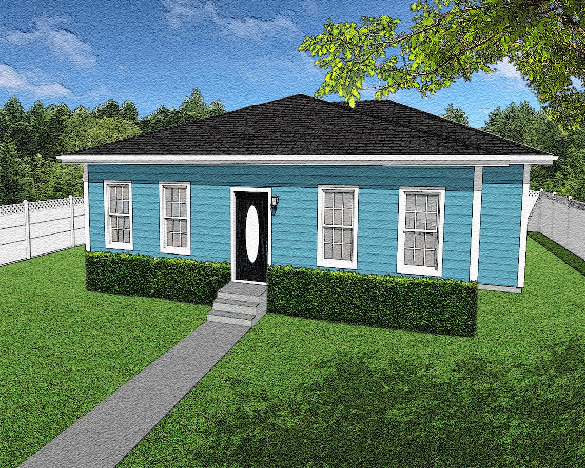 1500 Square Foot Three Bedroom Two Bathroom Floor Plan, One Story ...