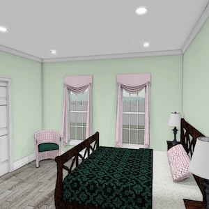 Three Bedroom Traditional Cape Cod Style Floor Plan Two Story ...