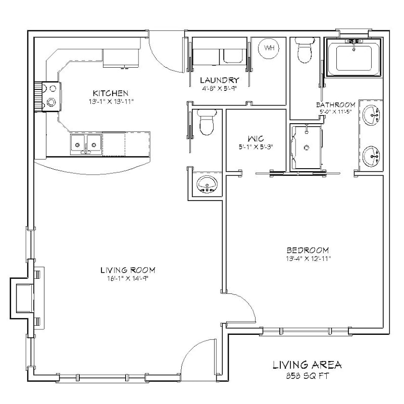 25 X 15 House Plans - Etsy