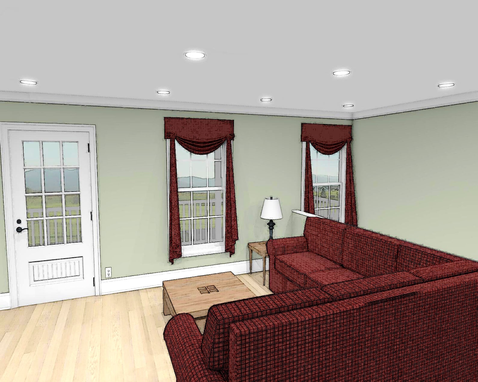 2 Bedroom, 1.5 Bath RV Big Rig Garage Apartment Architectural Plans ...