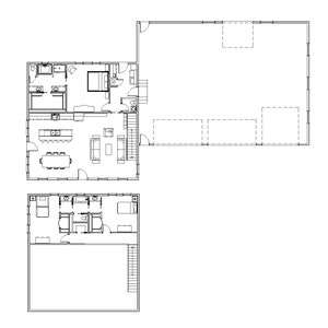 Three Bedroom Traditional Cape Cod Style Floor Plan Two Story ...