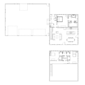 3 Bedroom Traditional Cape Cod Style House Plans, Two Story ...