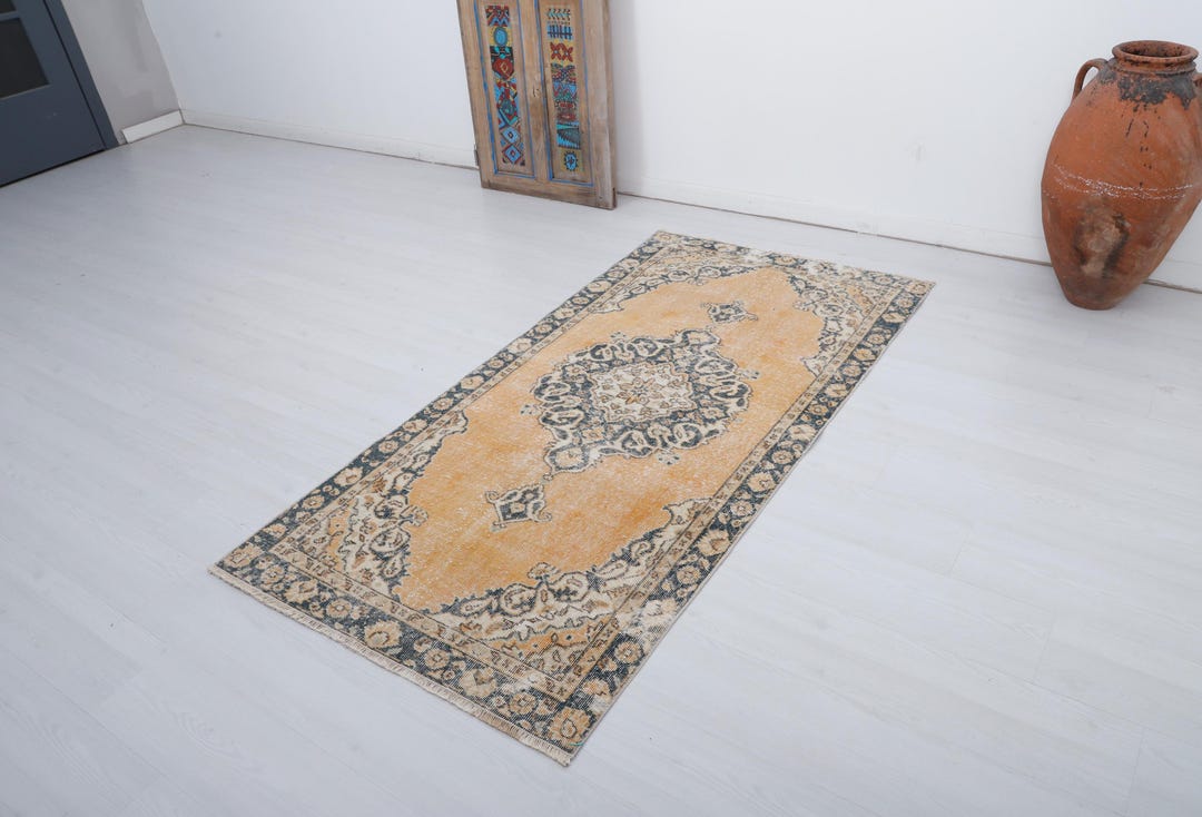 3x7 Rug, Area Rug, Distressed Rug, Antique Rug,anatolian Rug,natural ...