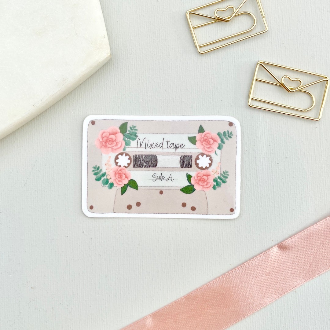 Stickers Cassette Tape , Vinyl Sticker, Cute Sticker, Stickers ...