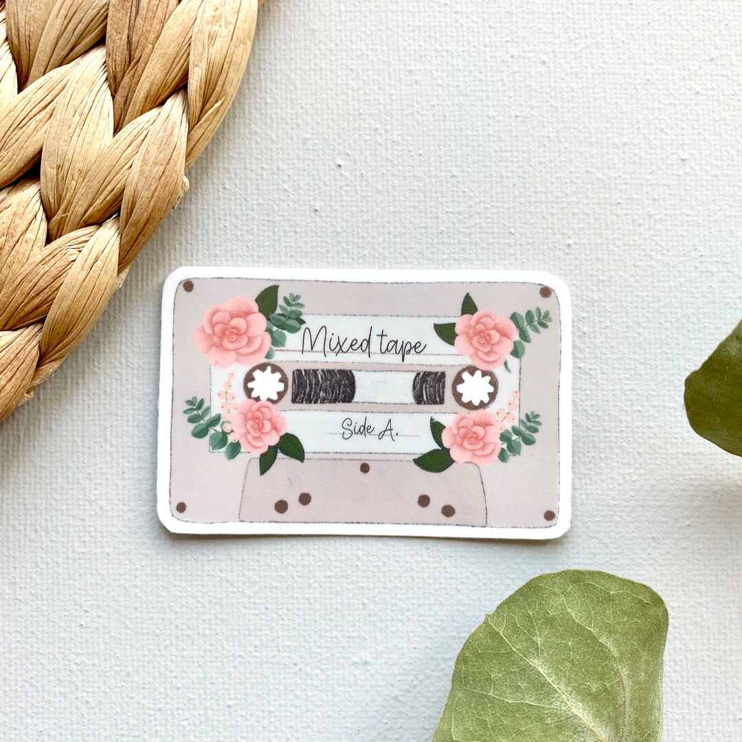 Stickers Cassette Tape Vinyl Sticker Cute Sticker - Etsy