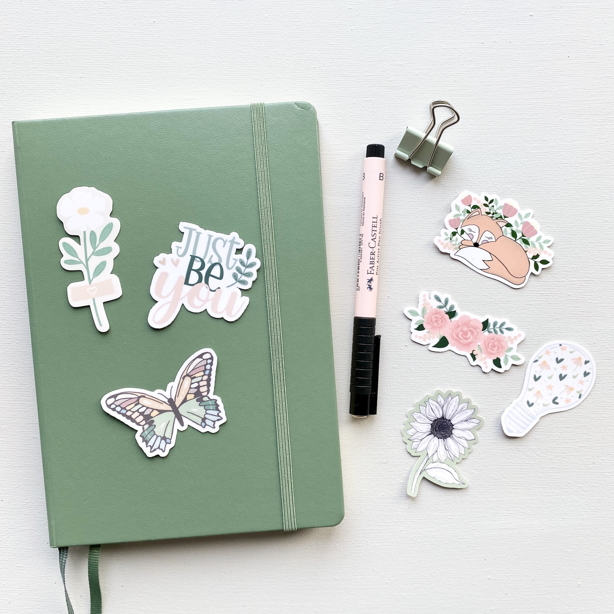 Trendy Sticker Bundle, Handmade Sticker Assortment, Gift for Teens ...