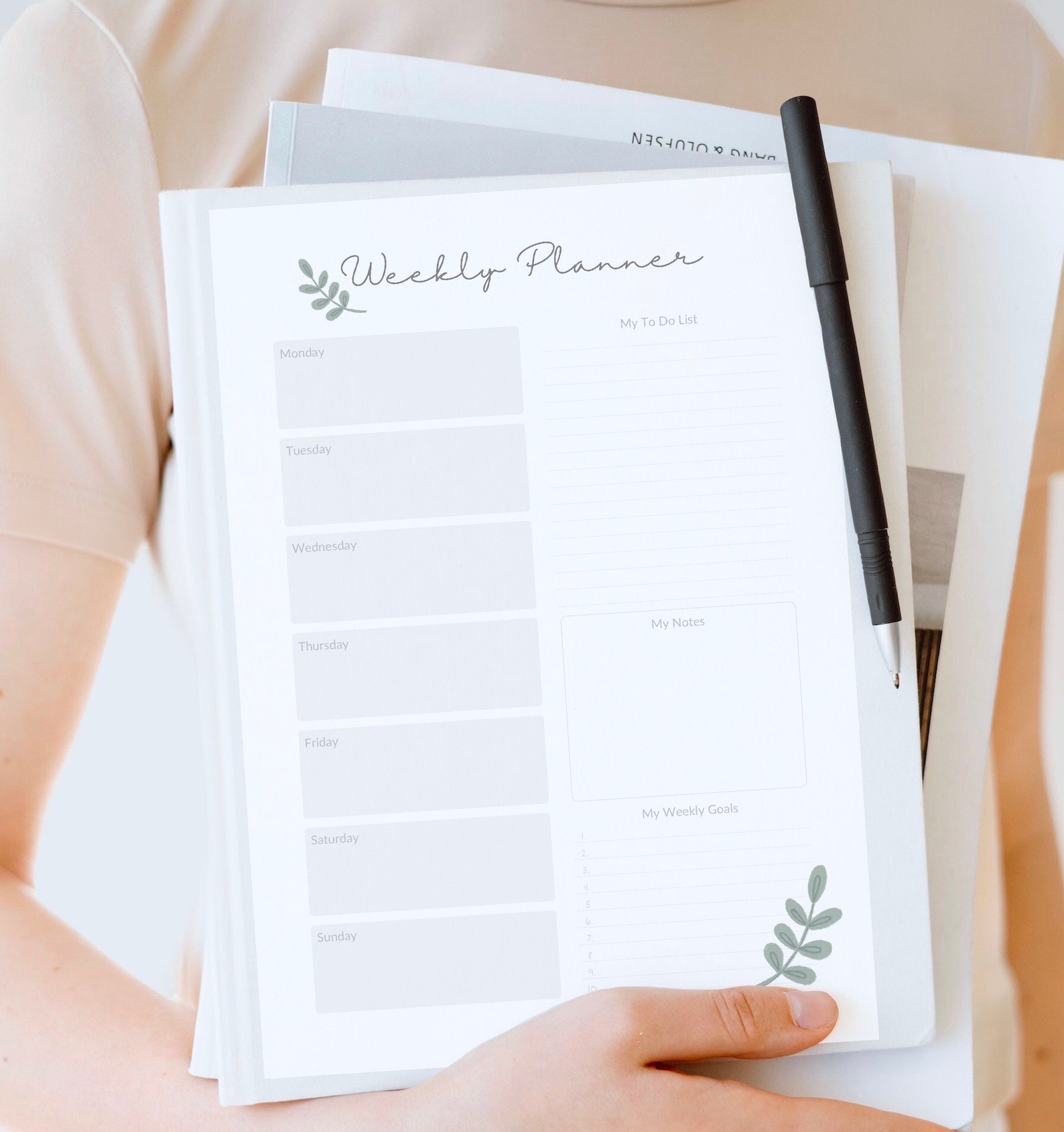 Weekly Planner Printable Pdf A4, Printable Weekly Planner, A4 Pdf ...