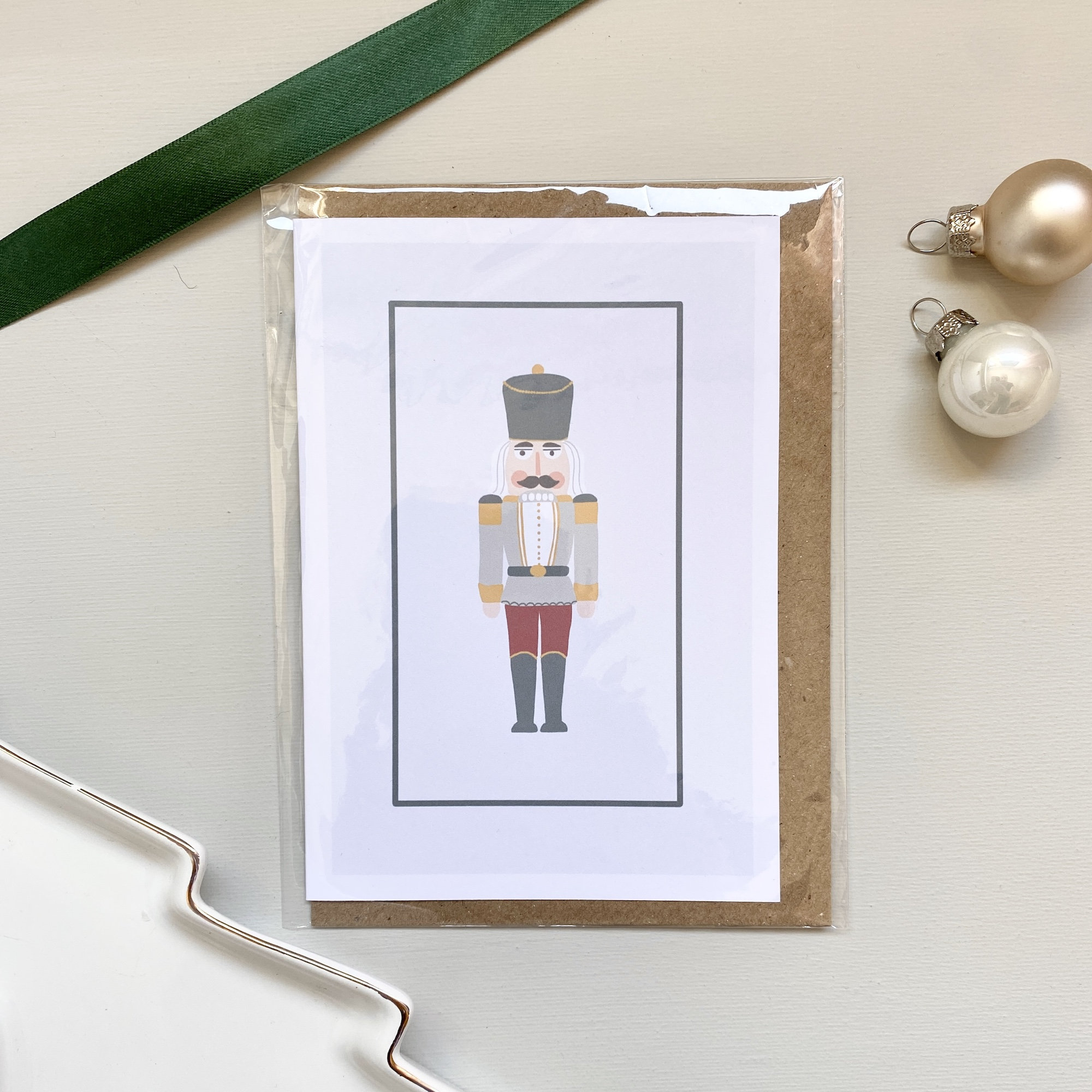 Christmas Nutcracker Card , A6 Dubble Card, Christmas Cards With ...