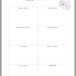 Weekly Planner Printable Pdf A4, Printable Weekly Planner, A4 Pdf ...