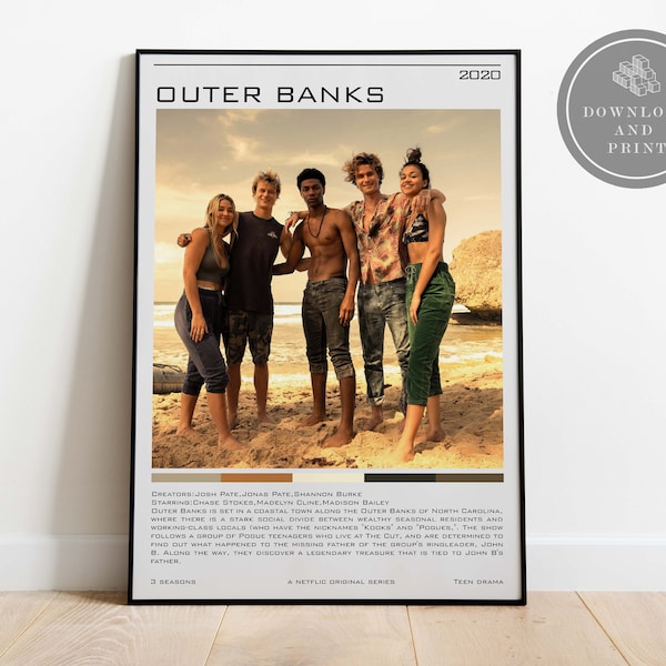 Outerbanks Series Poster - Etsy