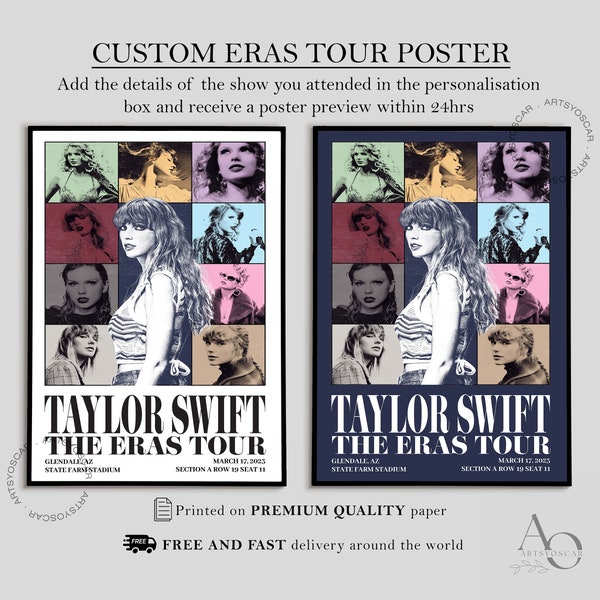 Custom Eras Poster - Etsy