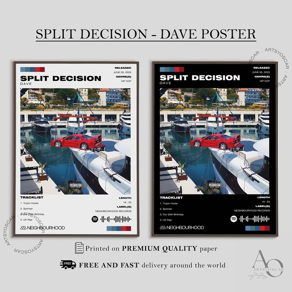 Dave Album Cover Art - Etsy UK