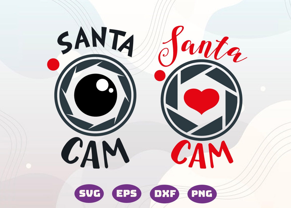 Santa Cam SVG Santa PNG Feliz Navidad Png Santa Cam Cam Cam Camisa de ...