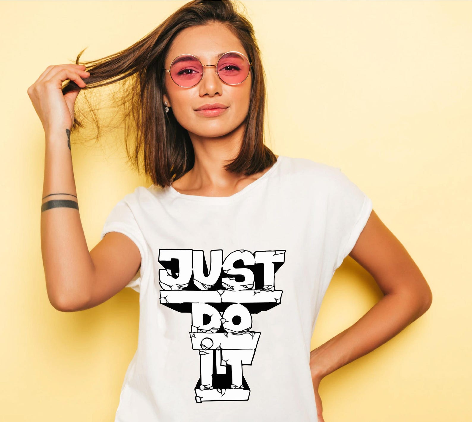 Just Do It Svg Bubdle, Just Do It Png, Motivation Sign, Just Do It ...