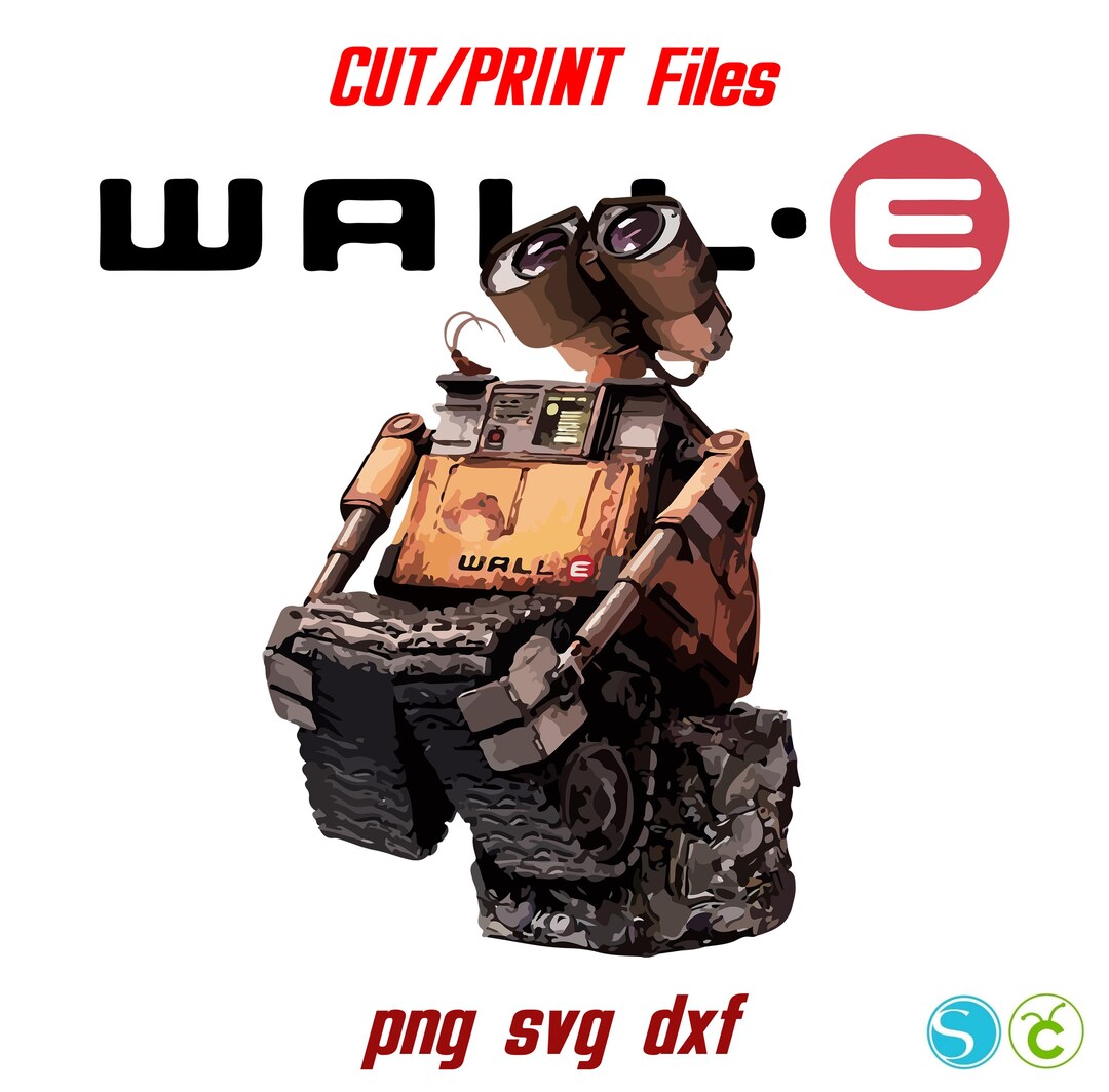 Wall-e Png, Wall-e Svg, Wall-e Shirt Diy Svg, Wall-e Art Svg, Wall-e ...