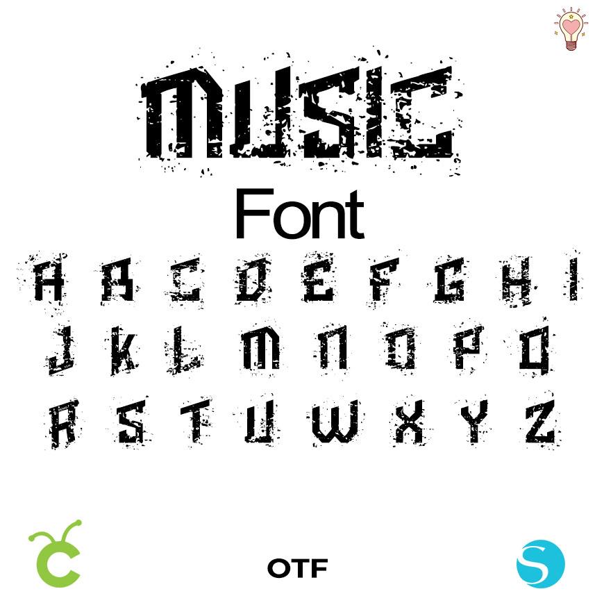 Rocks Fonts Bundle, Rock Font Cricut, Distressed Font Otf, Rocks Font ...