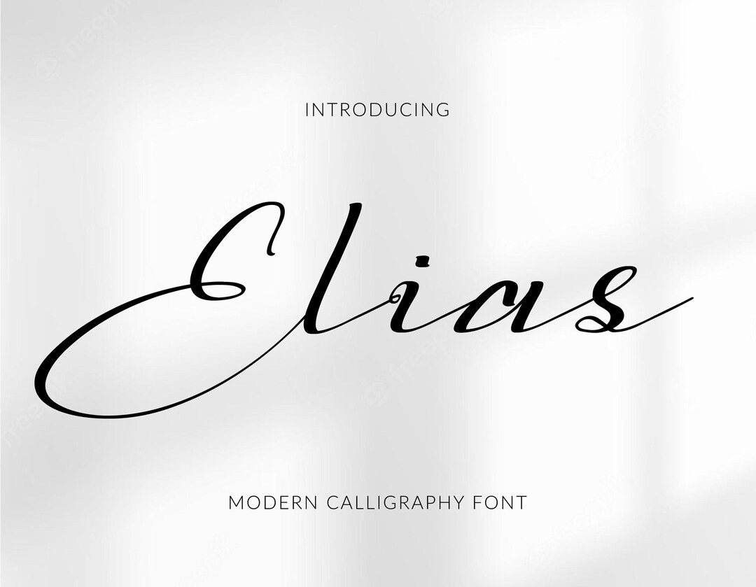 Calligraphy Font, Wedding Font With Tails, Cursive Font Cut ...