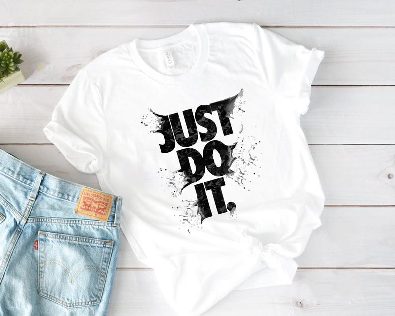 Just Do It Svg Bubdle, Just Do It Png, Motivation Sign, Just Do It ...