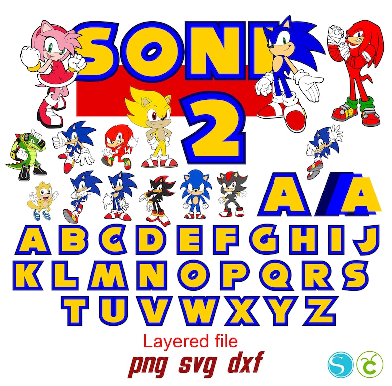 Sonic Font Otf, Sonic Letters Svg, Baby Shirt Diy Svg, Baby Font Svg ...