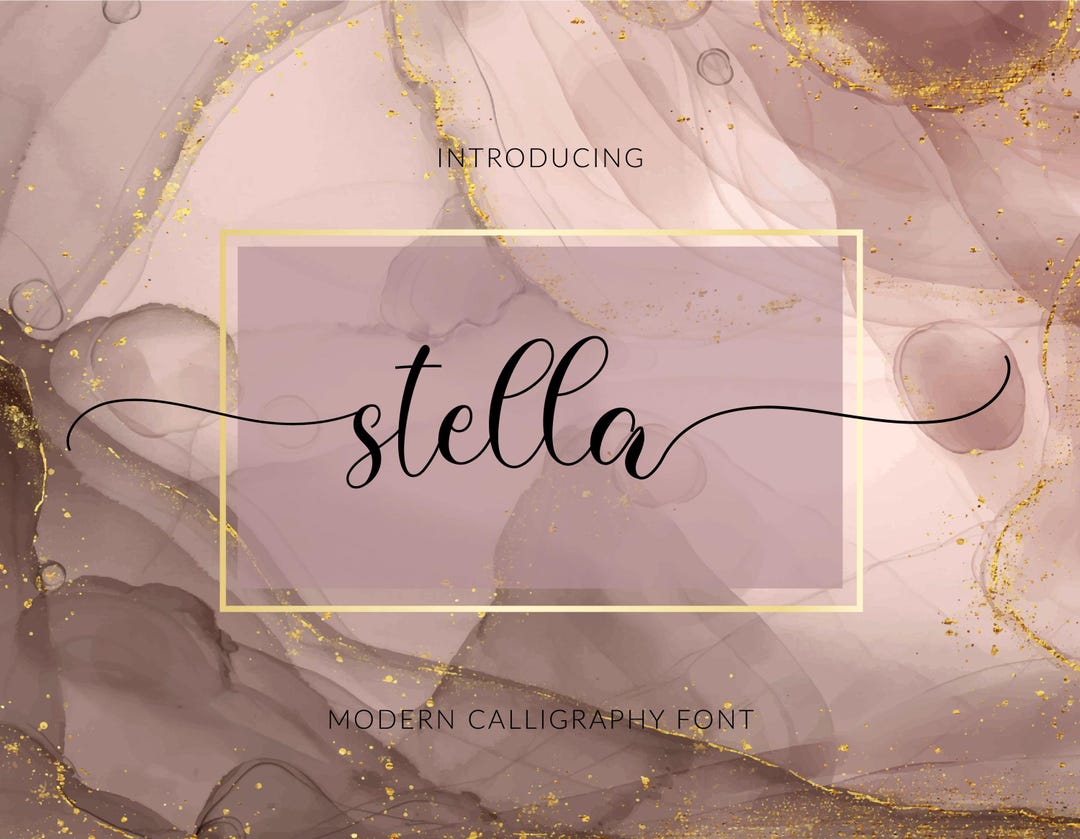 Calligraphy Font With Tails Wedding Font Svg Cursive Font Calligraphy ...