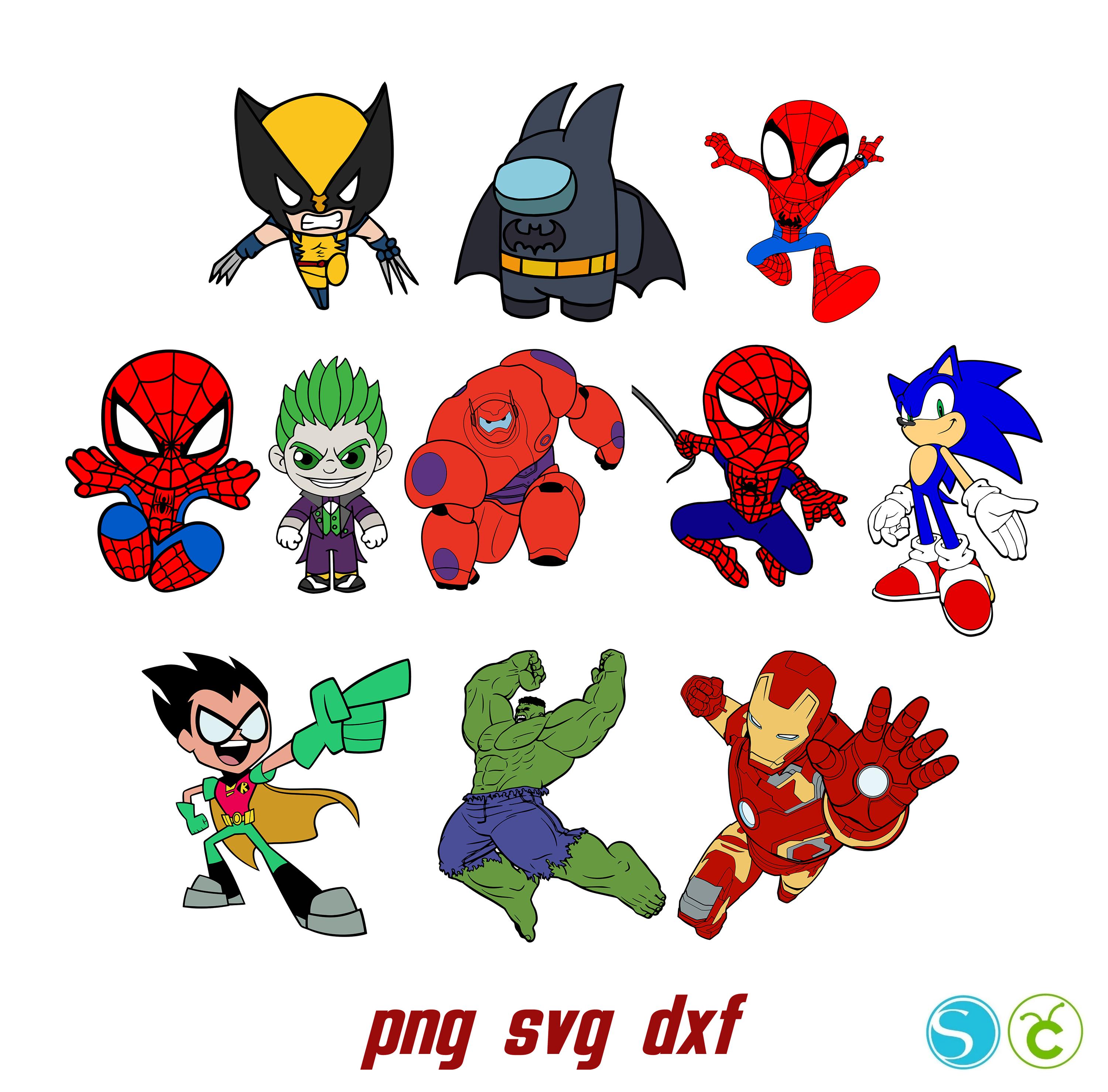 Baby Heroes Svg Bundle Superhero SVG Cricut Layered Superhero PNG ...