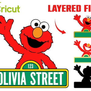 Street Sign Svg, Street Birthday Banner Diy, Street SVG Cricut Layered ...