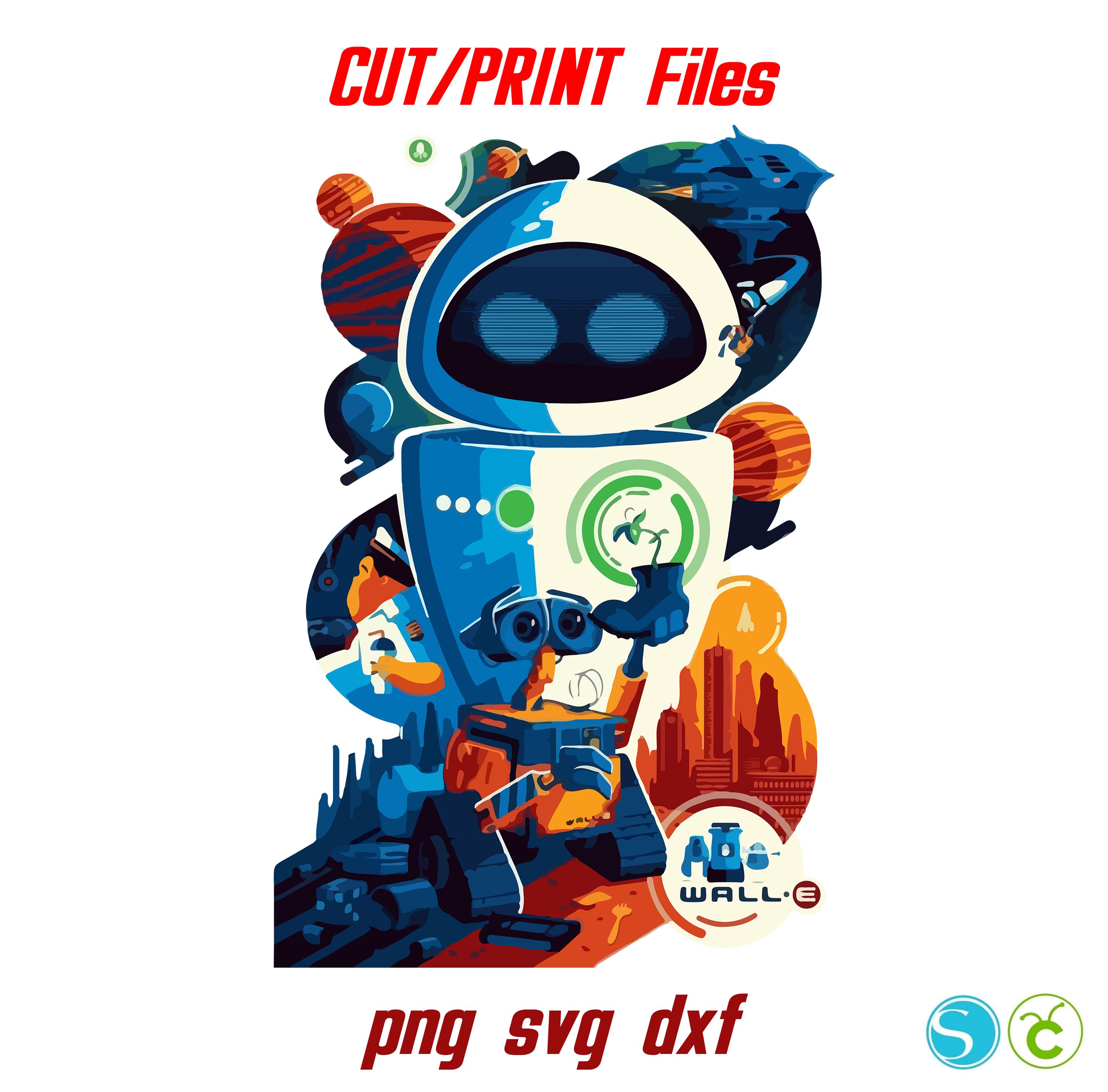 Wall-e Png, Wall-e Art Svg, Wall-e Svg, Wall-e Shirt Diy Svg, Wall-e ...