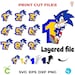Sonic Svg Birthday Numbers Png Print Clipart Sonic PNG Numbers SVG ...