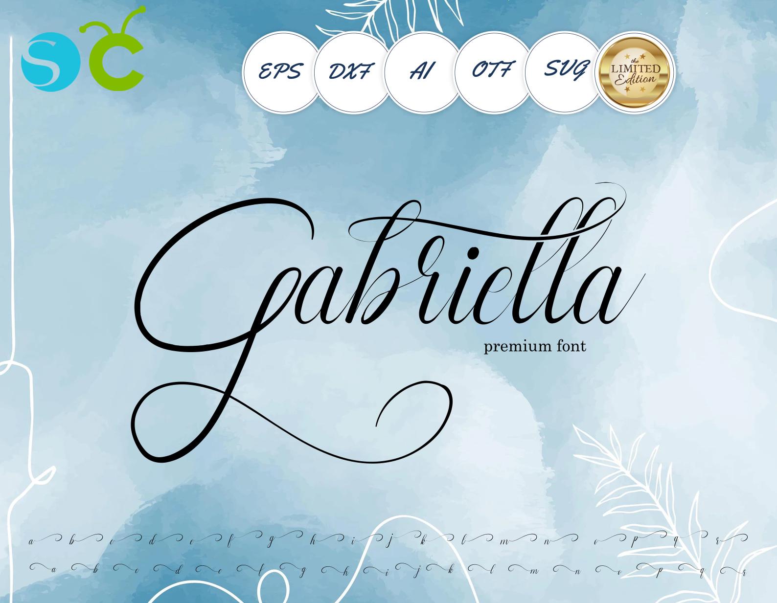 Wedding Font With Tails, Calligraphy Font Cursive SVG Letters, Wedding ...