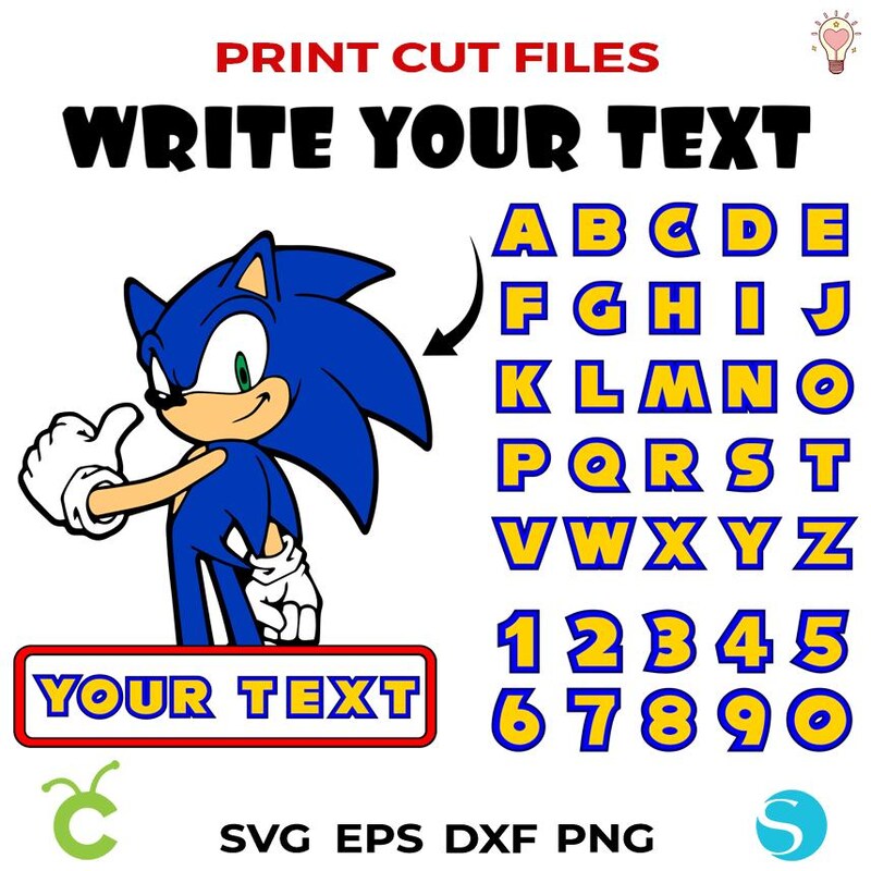 Sonic Numbers Png - Etsy