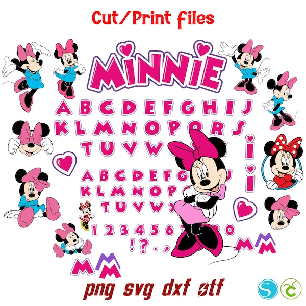 Minnie Svg - Etsy
