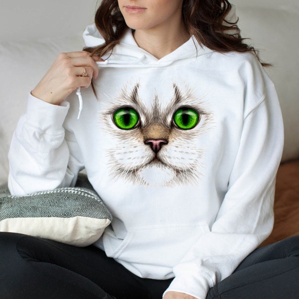 Cat Hoodie - Etsy