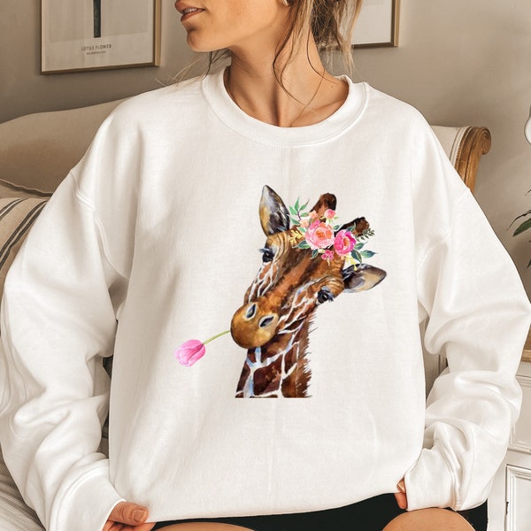 Giraffe Sweatshirt - Etsy