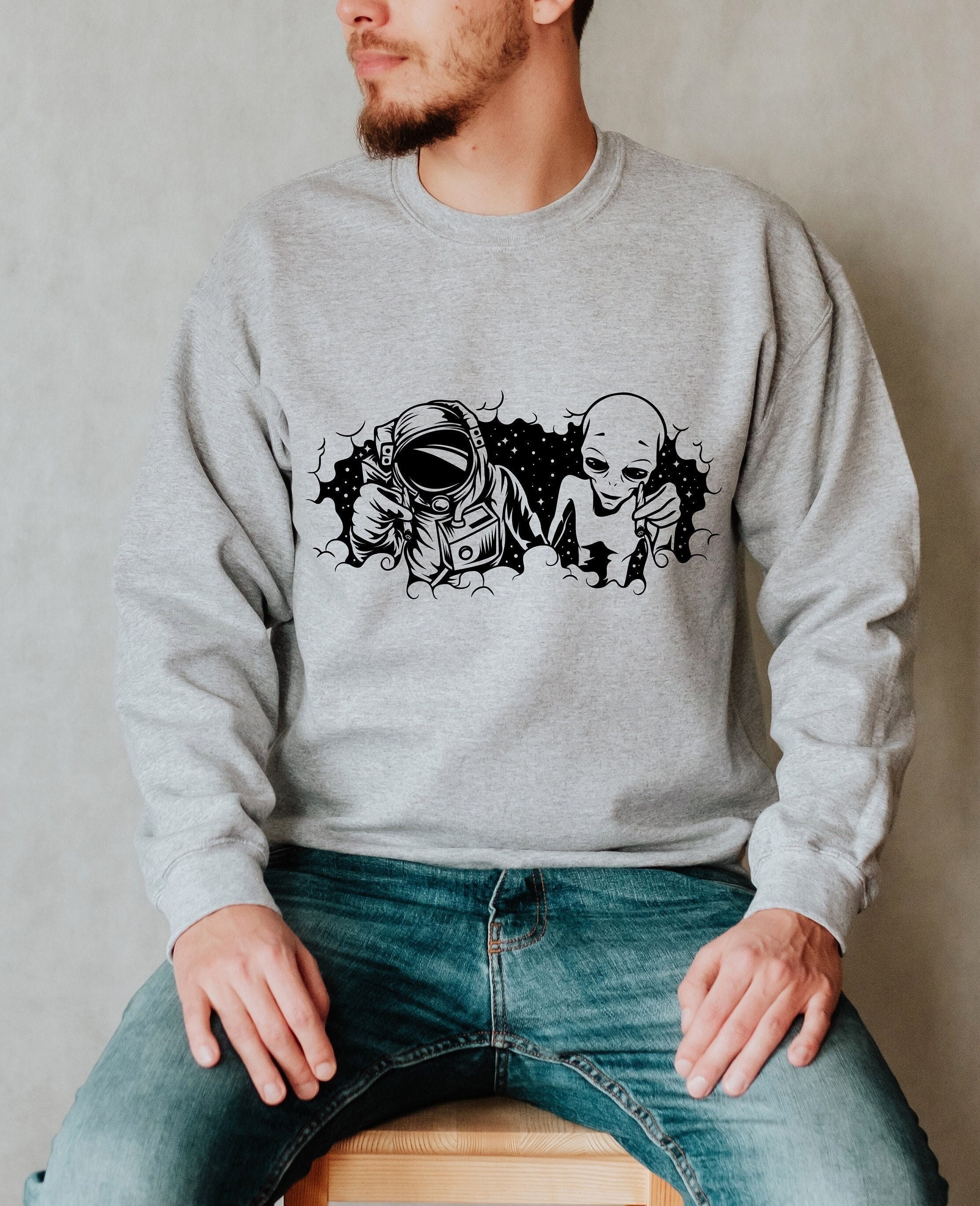 Astronaut In Space Sweater
