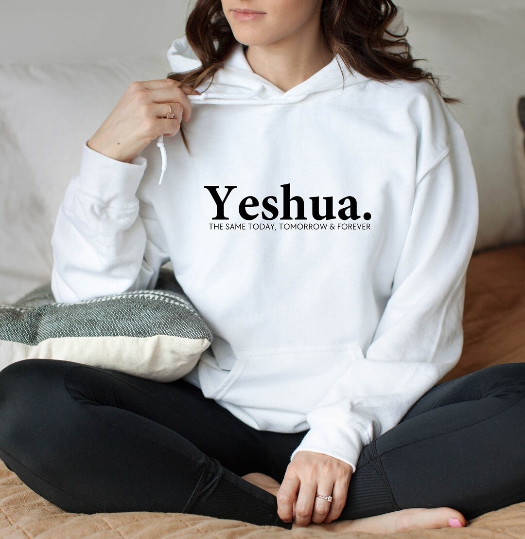 Yeshua Christian Hoodie Christian Hoodie Faith Hoodie - Etsy