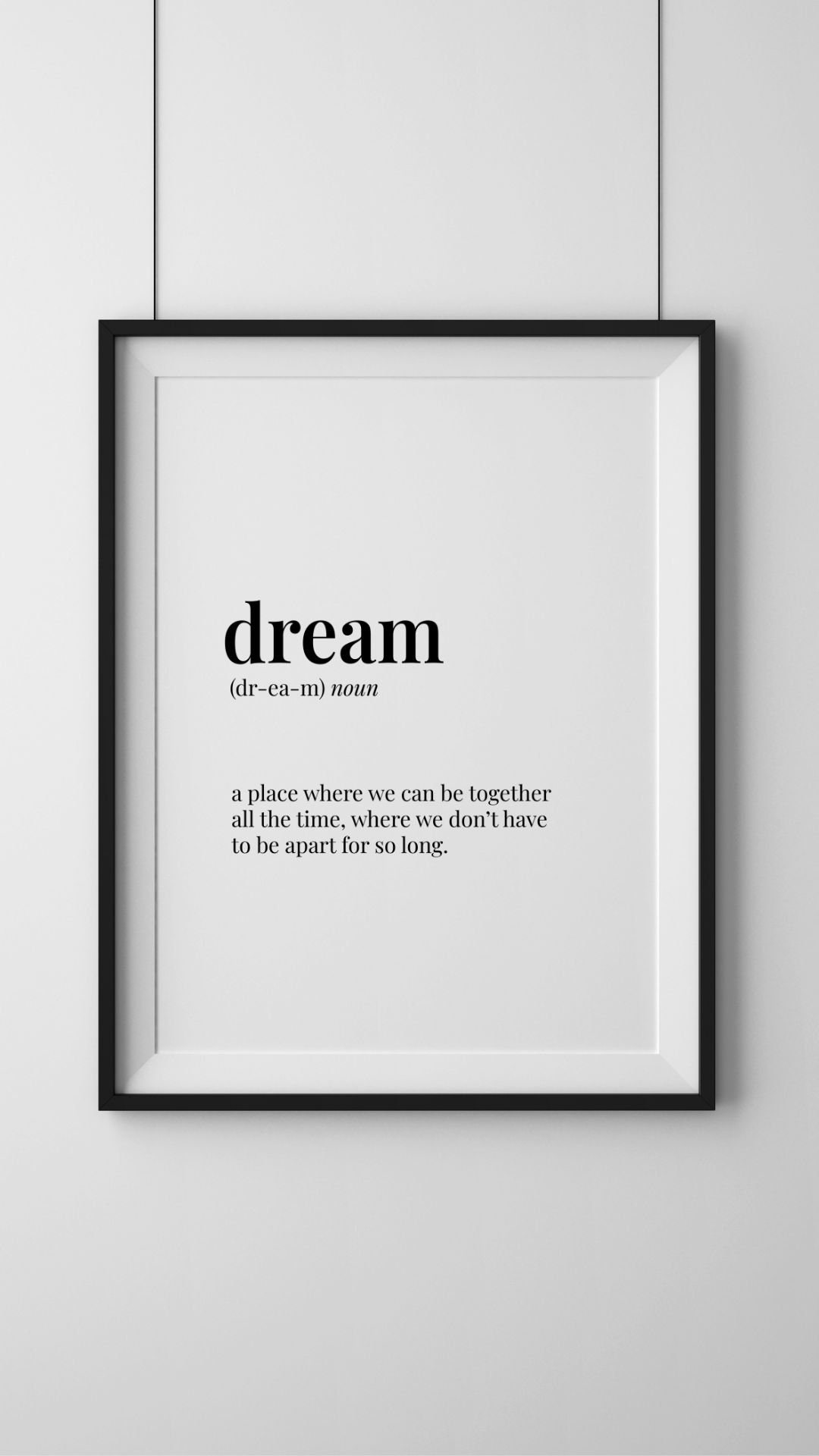 Dream Word Definition Print - Winnie the Pooh Inspirational Quote Art ...