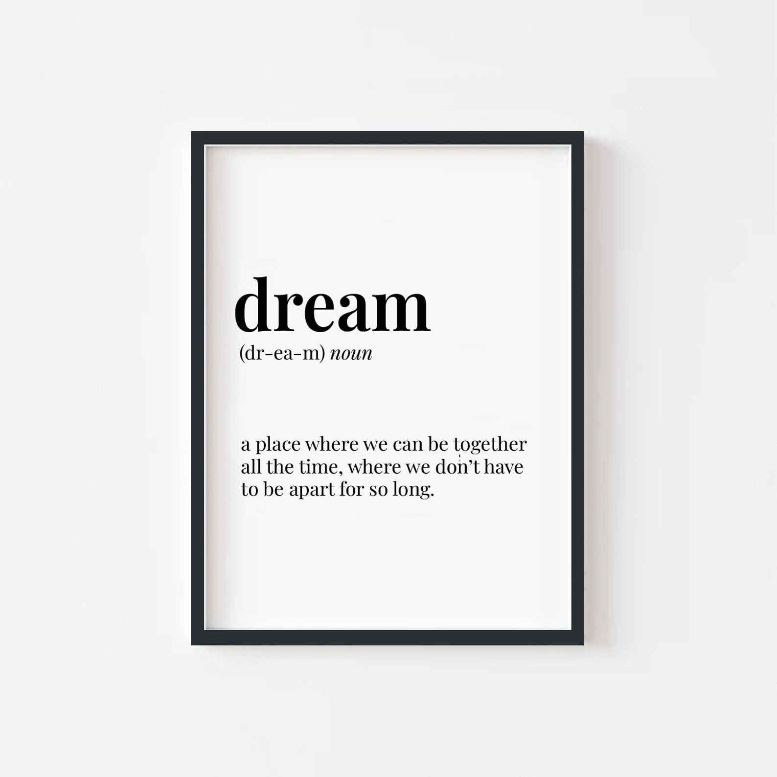 Dream Word Definition Print - Winnie the Pooh Inspirational Quote Art ...