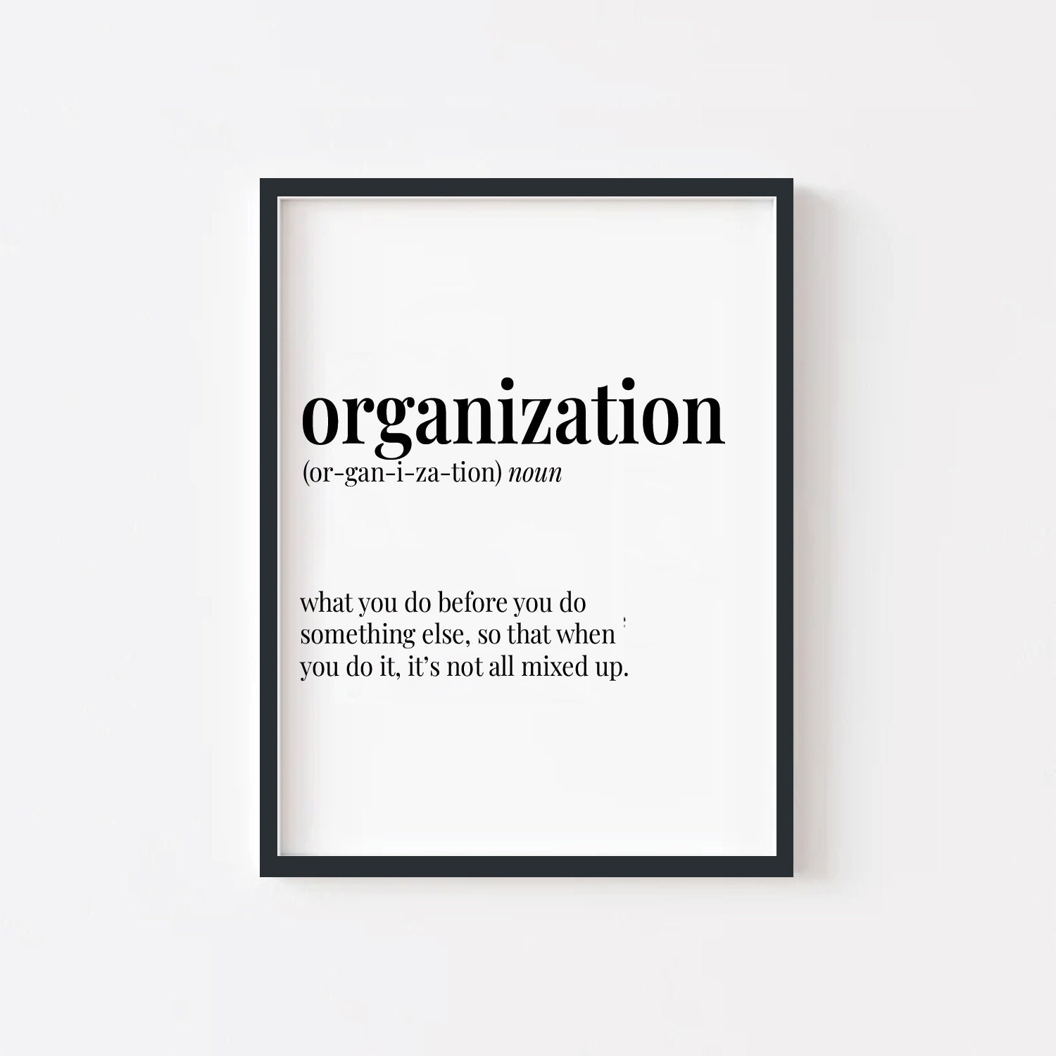 Organization Word Definition Print Winnie the Pooh - Etsy
