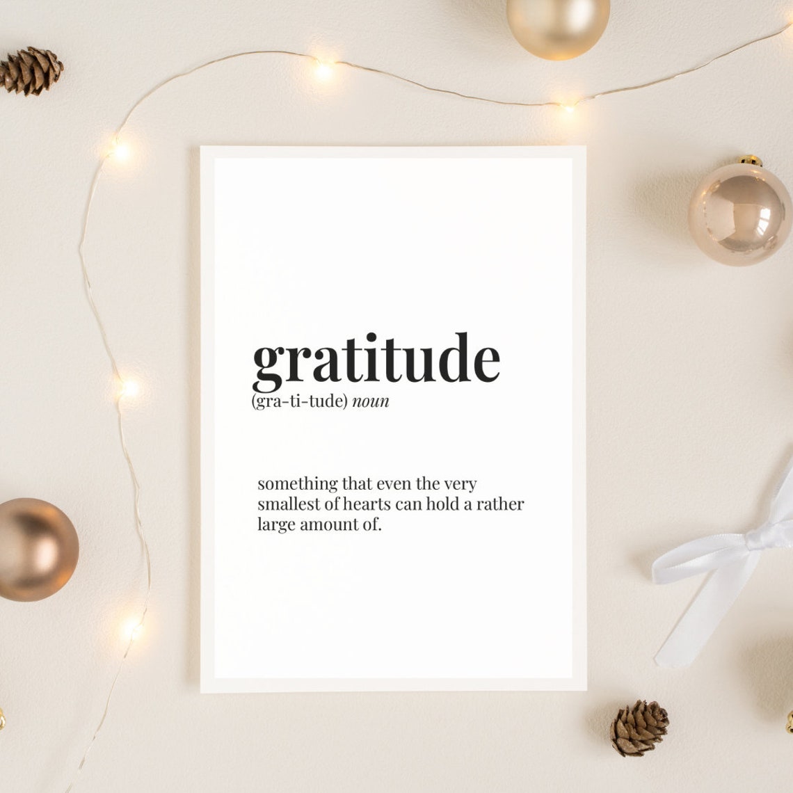 Gratitude Word Definition Print - Winnie the Pooh Inspirational Quote ...