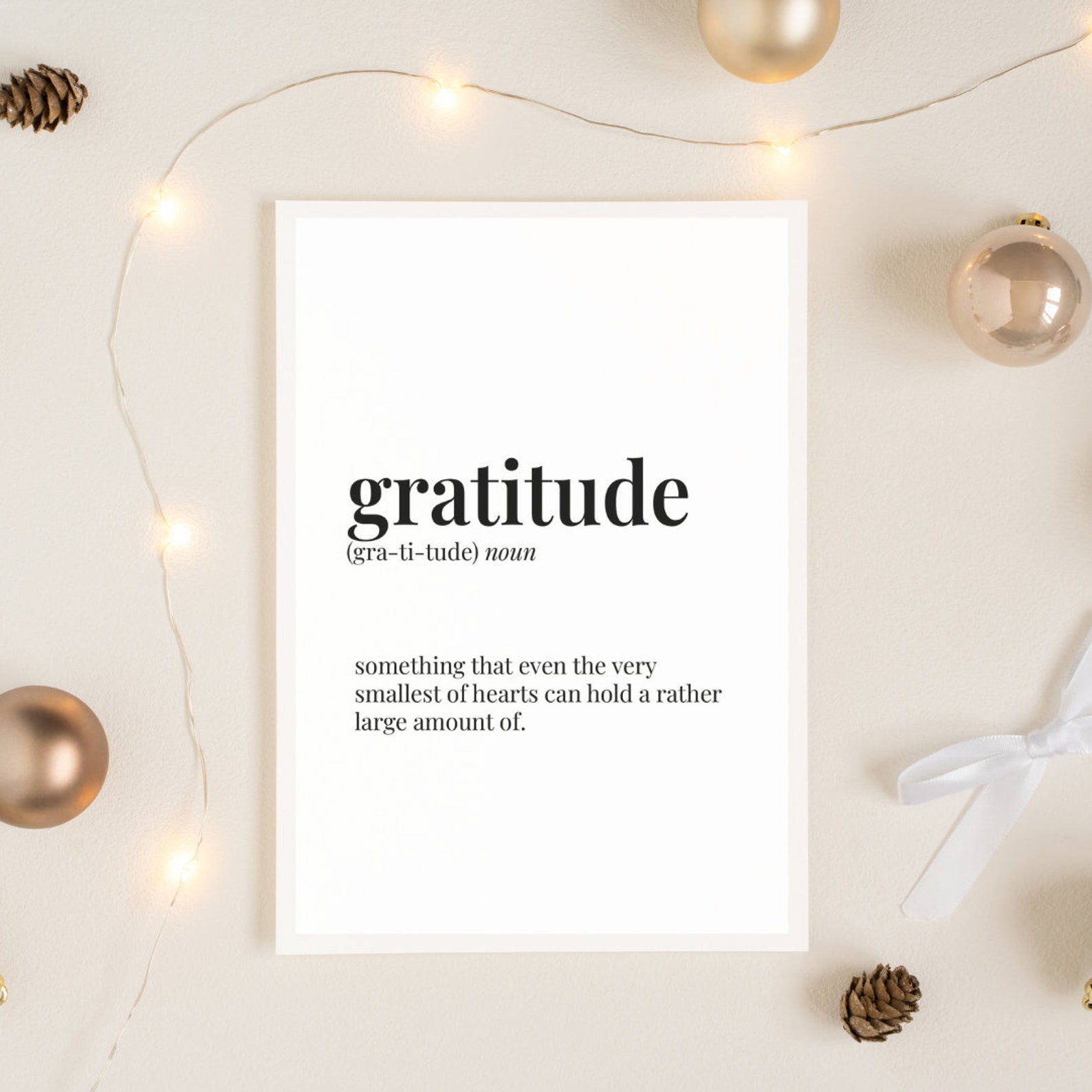Gratitude Word Definition Print - Winnie the Pooh Inspirational Quote ...